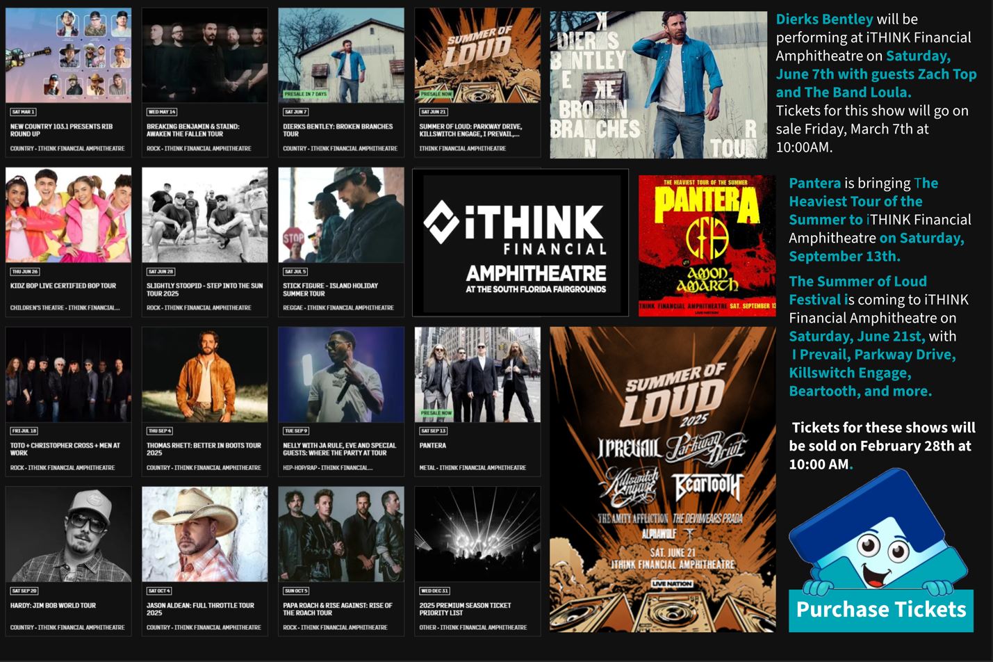 iTHINK Financial Amphitheatre | South Florida Fairgrounds| iTHINK Financial